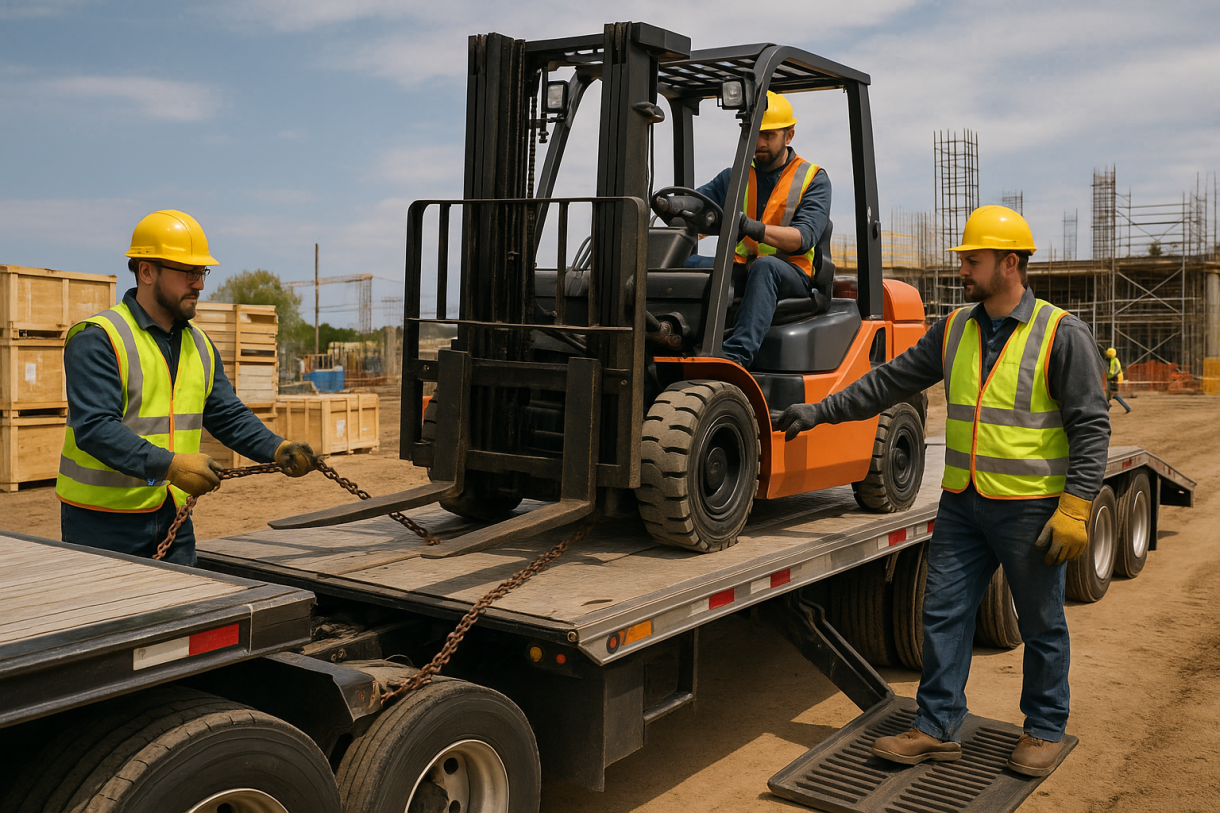 Heavy Equipment Delivery: Forklifts Brought to Your Jobsite | Preferred ...